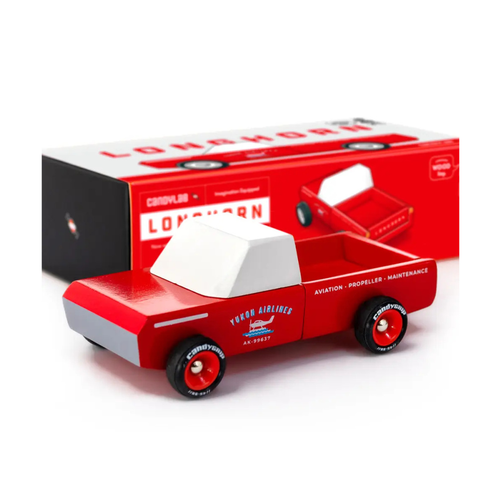 Candylab stor bil "Longhorn Red" 21 cm - Oslo - Gåsungen